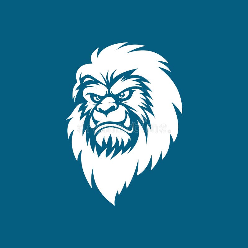 Yeti Mascot Logo Vector Illustration Stock Vector - Illustration of ...