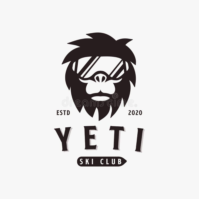 Yeti Ski Logo Vector Icon, Yeti Snowboarding Logo Stock Vector ...