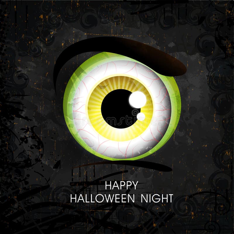Yeux De Monstre Pour La Nuit De Halloween Illustration Stock ...