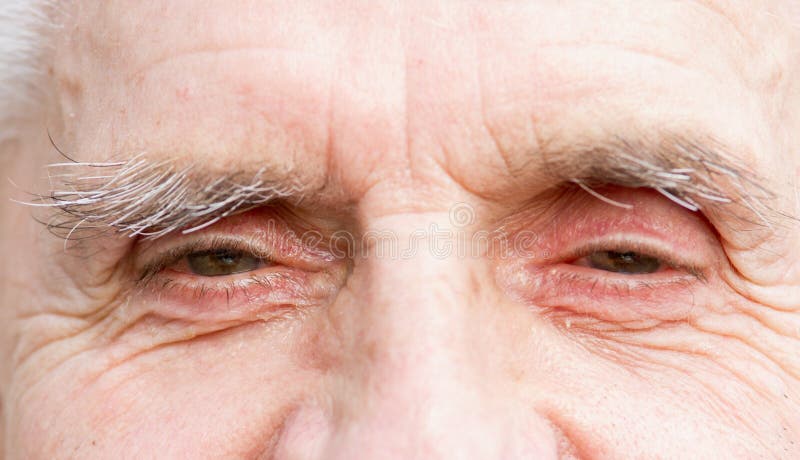 Yeux de vieil homme image stock. Image du visage, étourdi - 35373667