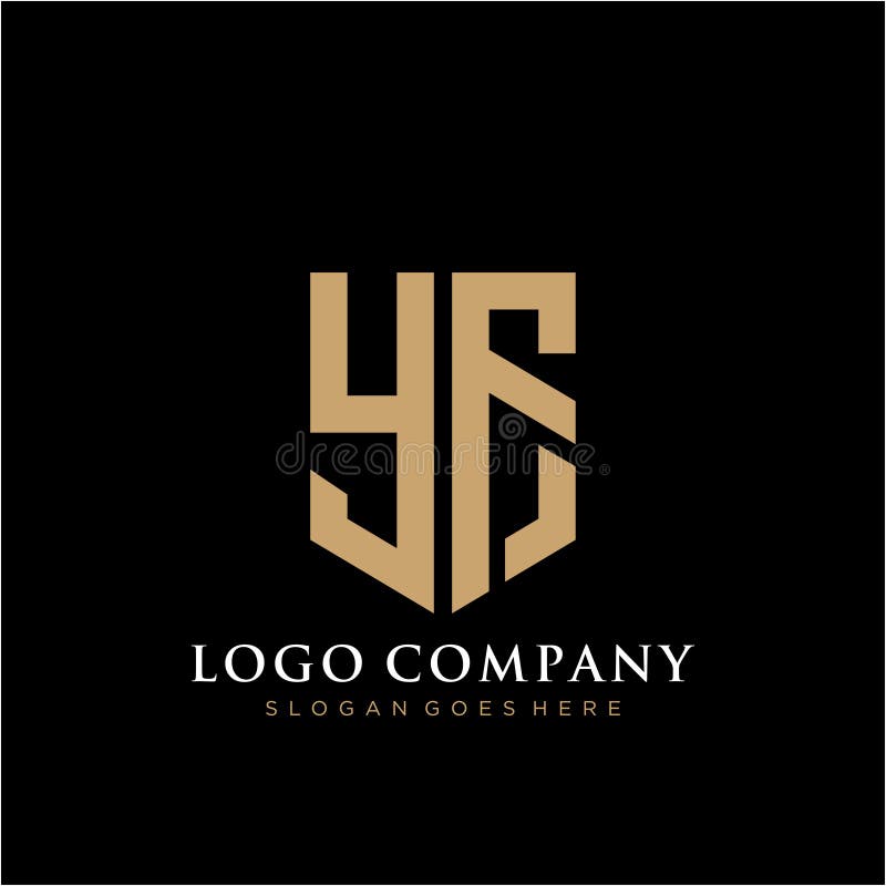 YF Letter Logo Icon Design Template Elements Stock Vector ...