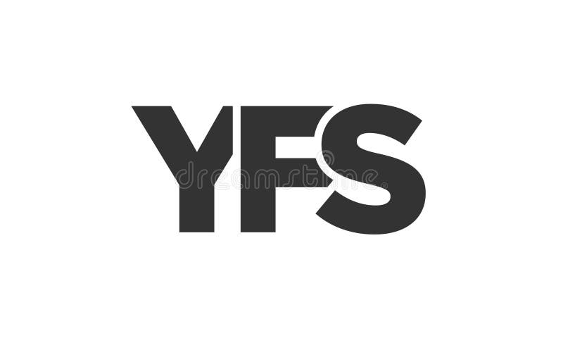 YFS Logo Design Template with Strong and Modern Bold Text. Initial ...