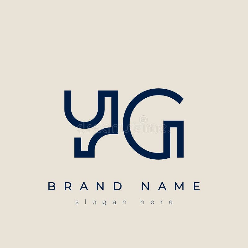 YG Alphabet Letter Icon Logo Stock Vector - Illustration of simple ...
