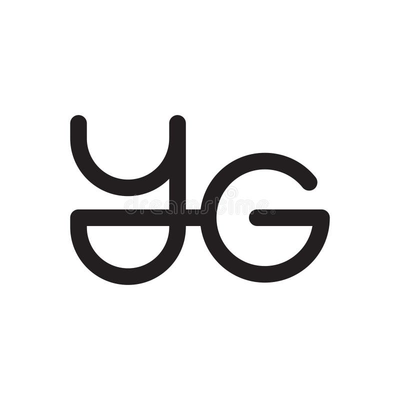 Yg Initial Letter Vector Logo Icon Stock Vector - Illustration of ...