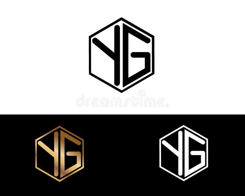 YG Letters Linked with Hexagon Shape Logo Stock Vector - Illustration ... YG Letters Linked with Hexagon Shape Logo Stock Vector - Illustration ...