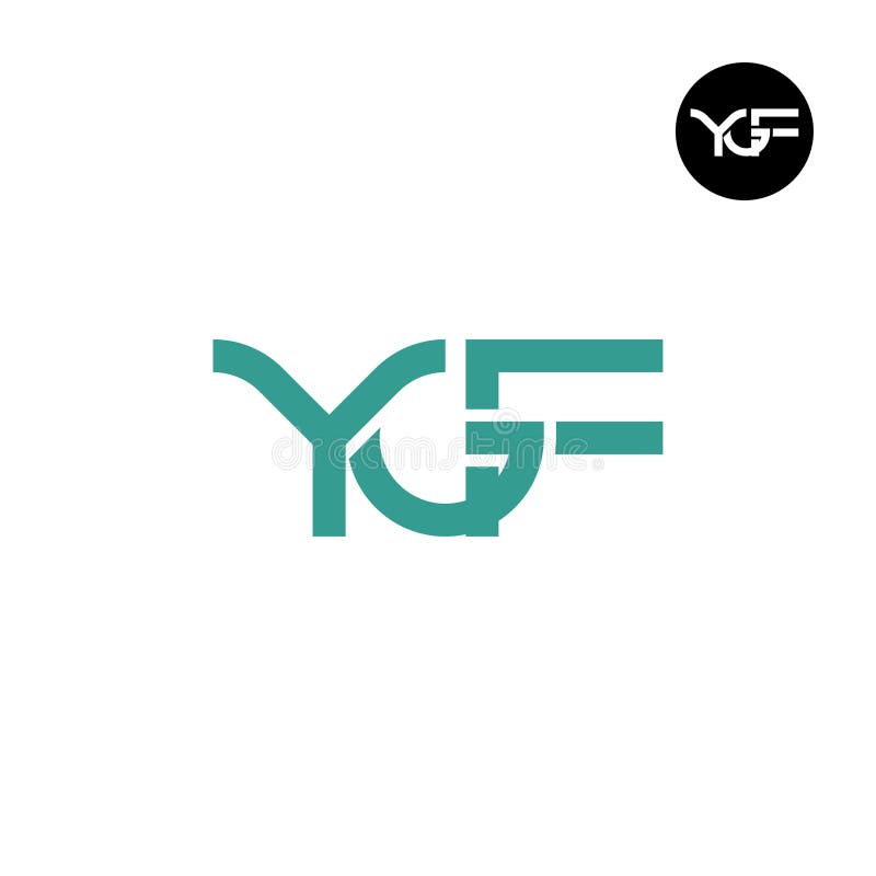 YGF Logo Letter Monogram Design Stock Vector - Illustration of ...