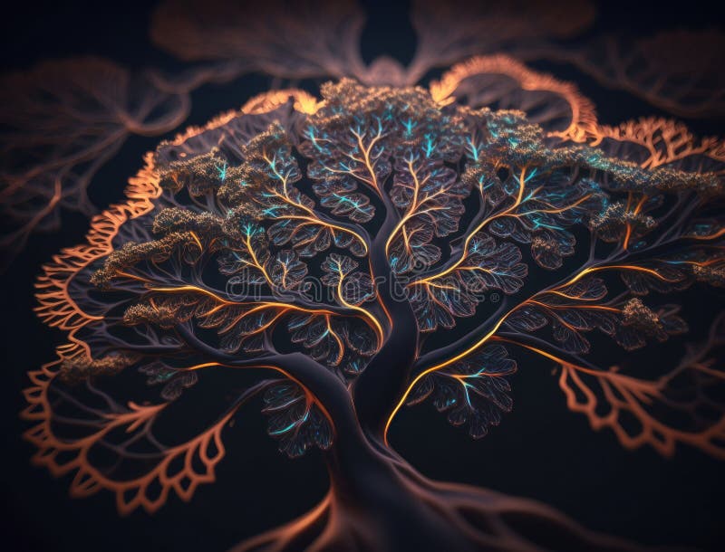 Yggdrasil World Tree Concept Created with Generative AI Technology ...
