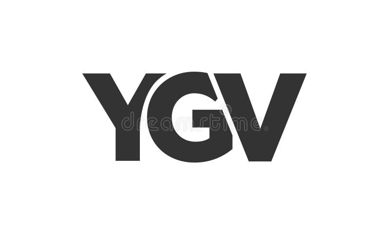 YGV Logo Design Template with Strong and Modern Bold Text. Initial ...