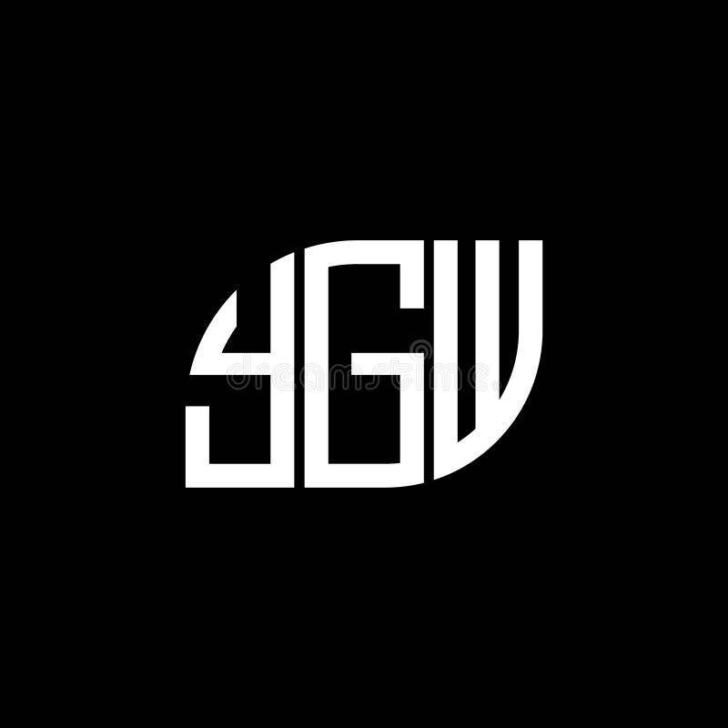 YGW Letter Logo Design on White Background. YGW Creative Initials ...