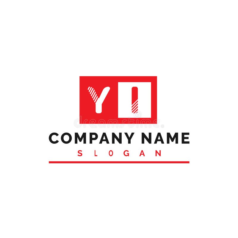 YI Logo Design. YI Letter Logo Vector Illustration - Vector Stock ...