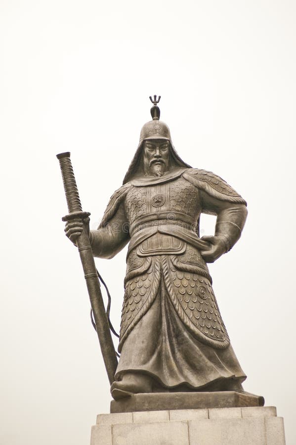 Yi Sun-shin stock image. Image of bronze, sword, admiral - 15725479