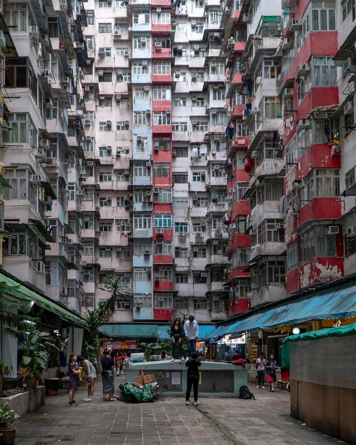 Yick Fat Building in Hong Kong Editorial Photo - Image of tall, yick ...