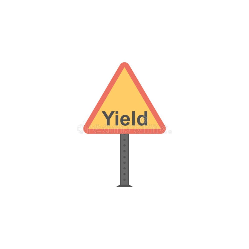 Yield Sign Stock Illustrations – 2,128 Yield Sign Stock Illustrations ...
