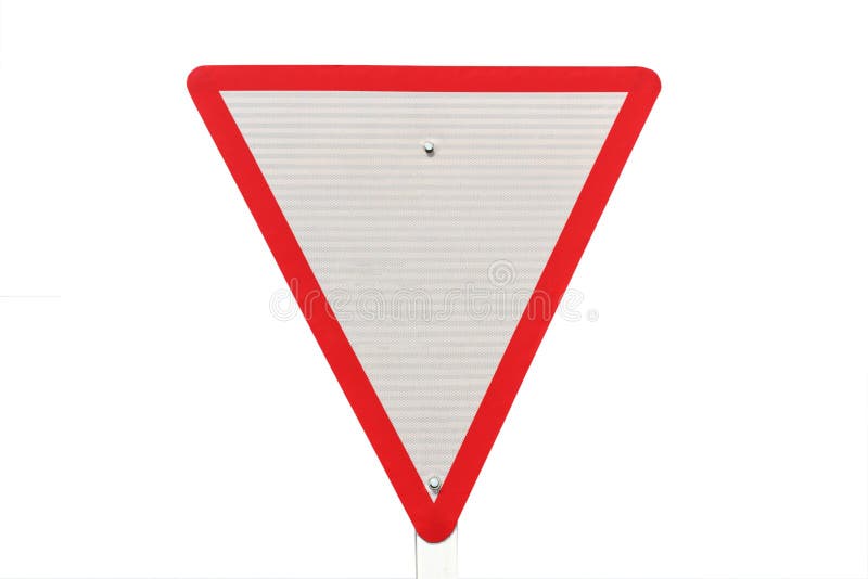 Yield sign. stock photo. Image of road, traffic, warning - 3532470