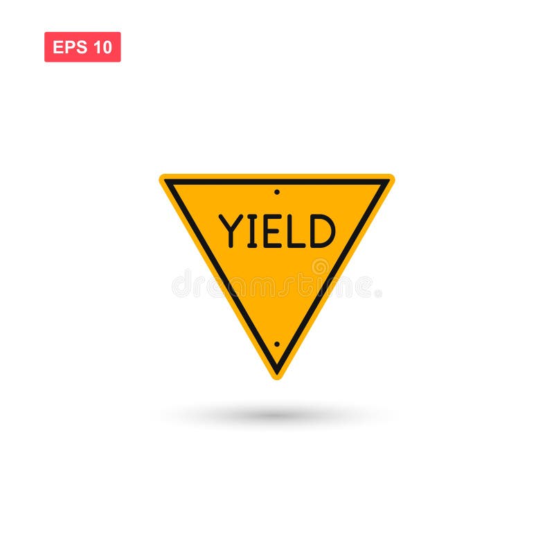 Yield Sign Stock Illustrations – 4,720 Yield Sign Stock Illustrations ...