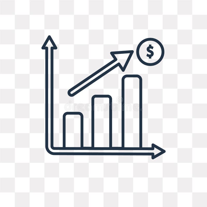 Yield Vector Icon Isolated on Transparent Background, Linear Yield ...