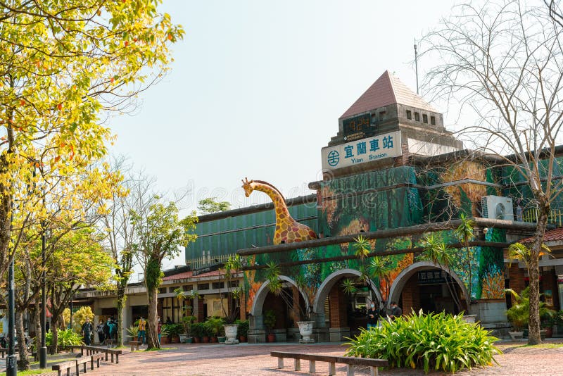 Yilan Railway Station in Yilan, Taiwan Editorial Photo - Image of ...