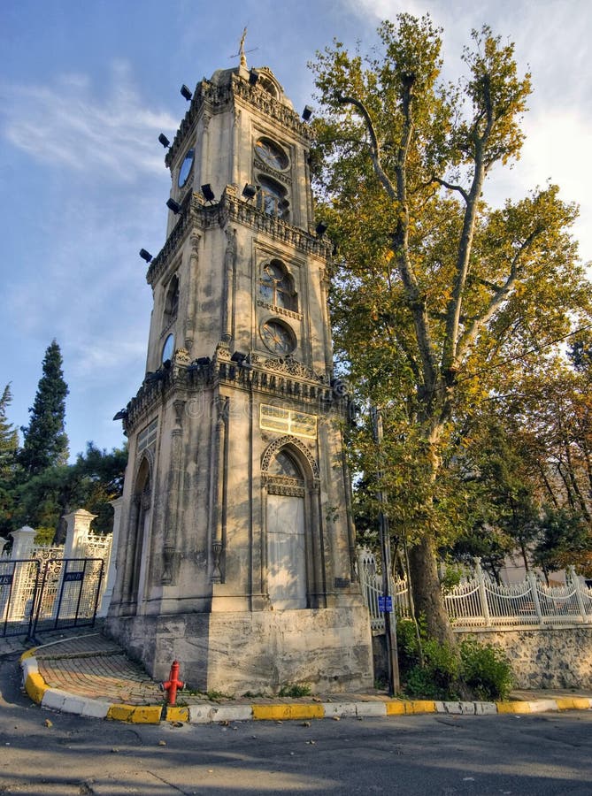 Yildiz Clock Tower stock photo. Image of built, spire - 291281368