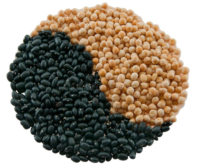 Yin yan stock image. Image of harmony, buddhist, food - 11953927