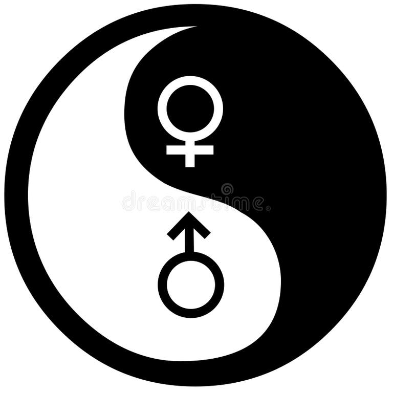 Yin Yang Man Woman Stock Illustrations – 1,238 Yin Yang Man Woman Stock ...