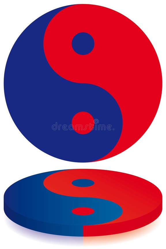 Yin Yang stock vector. Illustration of philosophy, design - 13371815