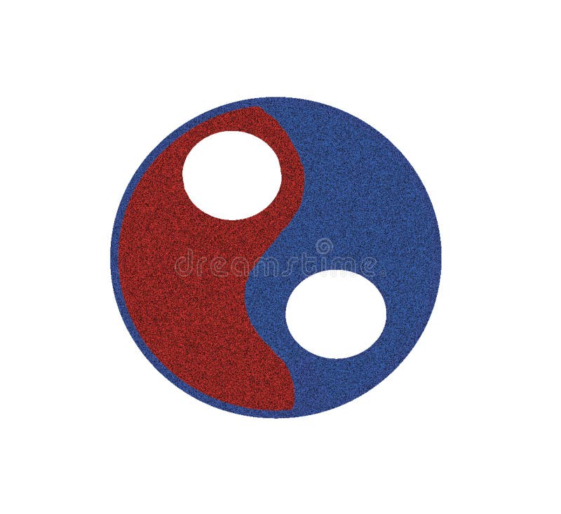 Ying Yang color stock vector. Illustration of white - 178908311