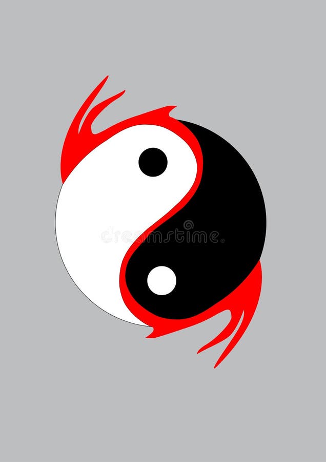 Yin Yang Dragon stock vector. Illustration of mystic, chinese - 4734698 Yin Yang Dragon stock vector. Illustration of mystic, chinese - 4734698