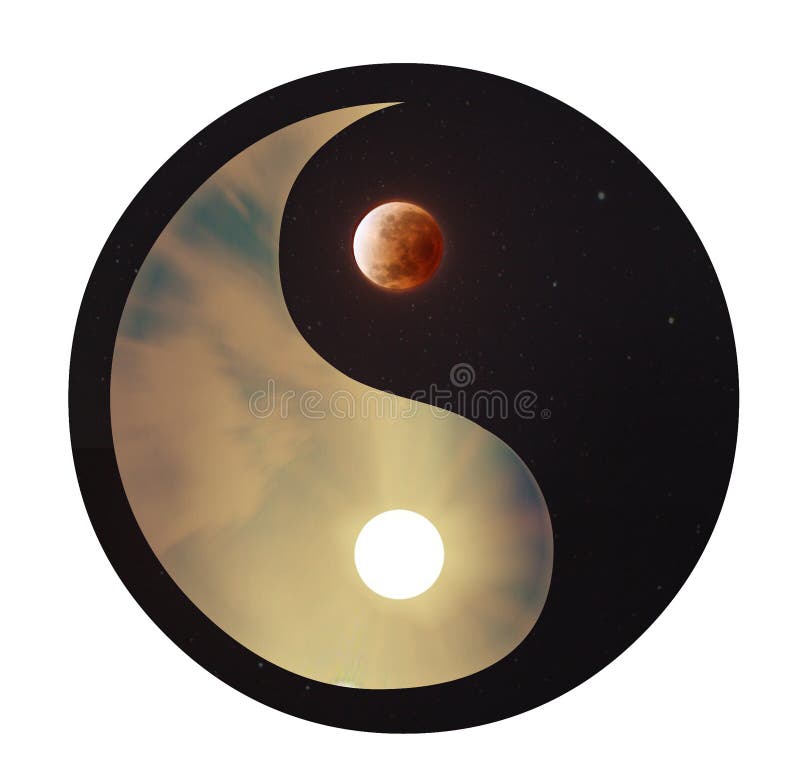 Yin and Yang - Night and Day Stock Vector - Illustration of east, china ...