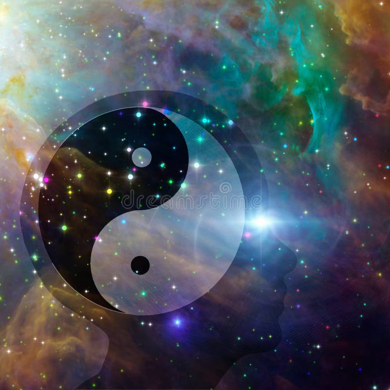 Yin Yang stock illustration. Illustration of concentrate - 96222659