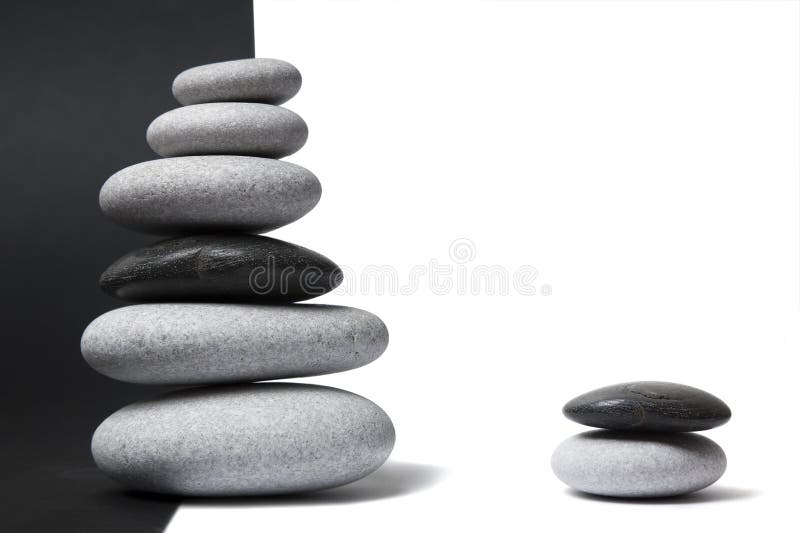 Pebble Stack in Water stock photo. Image of stacked, stone - 2097260