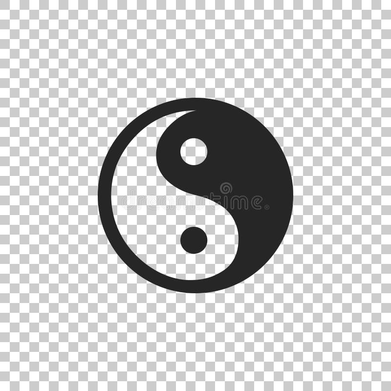 Yin Yang Symbol of Harmony and Balance Icon Isolated on Transparent ... Yin Yang Symbol of Harmony and Balance Icon Isolated on Transparent ...