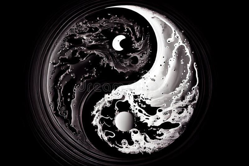 Yin Yang Symbol. Infinity Life Illustration Stock Illustration ...