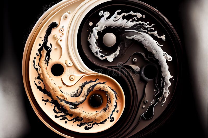 Yin Yang Symbol. Infinity Life Illustration Stock Illustration ...
