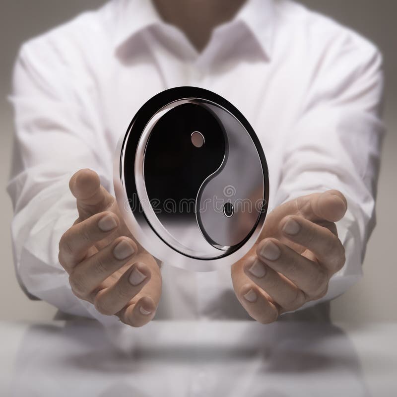 Yin Yang, Tao, Zen Ed Armonia Illustrazione di Stock - Illustrazione di ...