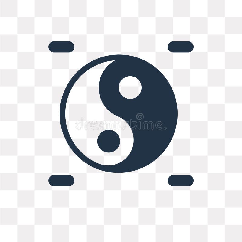 Yin Yang Vector Icon Isolated on Transparent Background, Linear Stock ... Yin Yang Vector Icon Isolated on Transparent Background, Linear Stock ...
