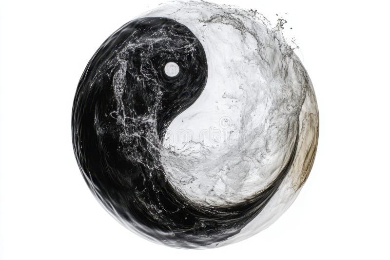 Yin Yang Water Symbol, a Visual Representation of Balance and Harmony ...