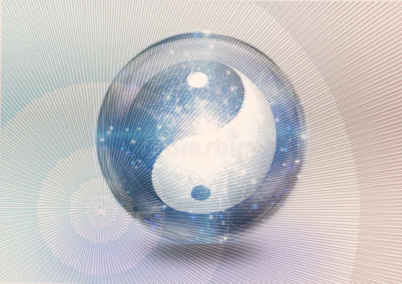Yin Yang stock illustration. Illustration of icon, rendering - 169111564