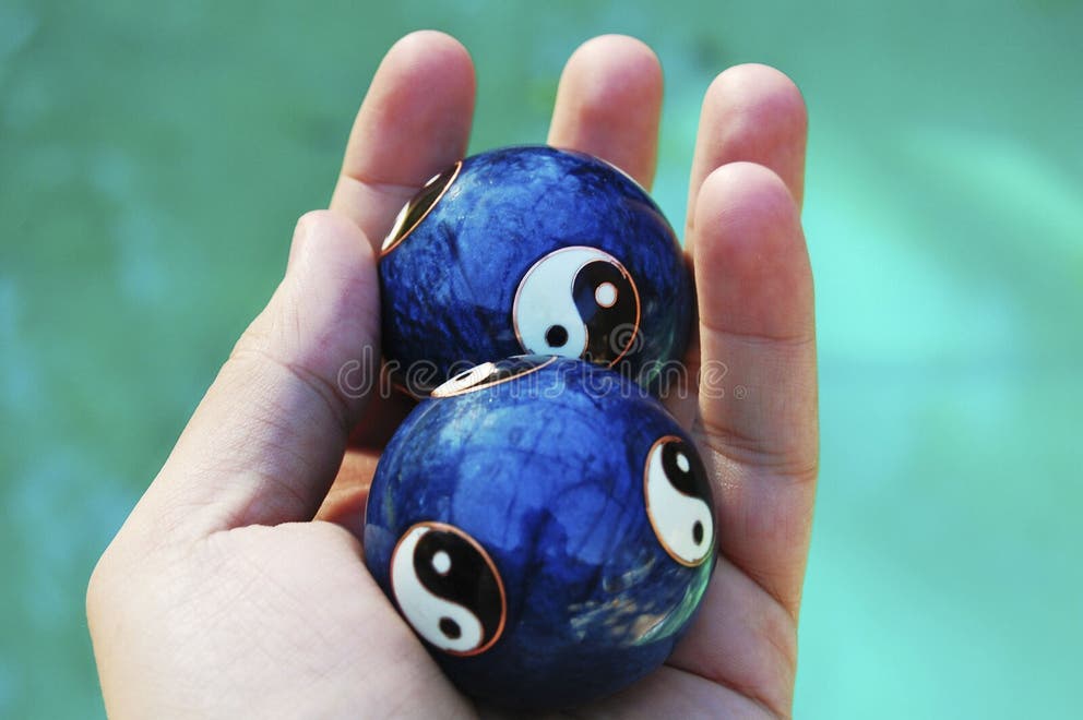 Ying yang balls stock photo. Image of circle, circular - 7160336