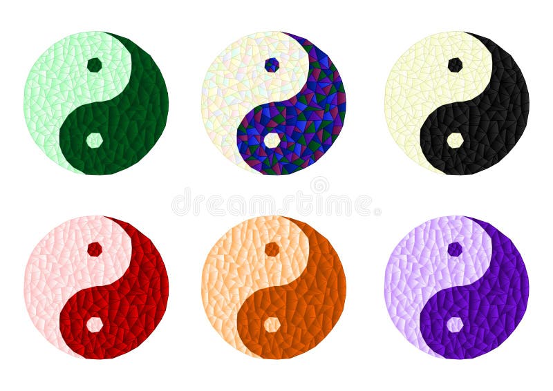 Ying Yang - cdr formaat vector illustratie. Illustration of trek - 37801411