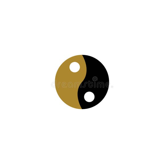 Ying yang logo icon design stock vector. Illustration of ying - 173281032