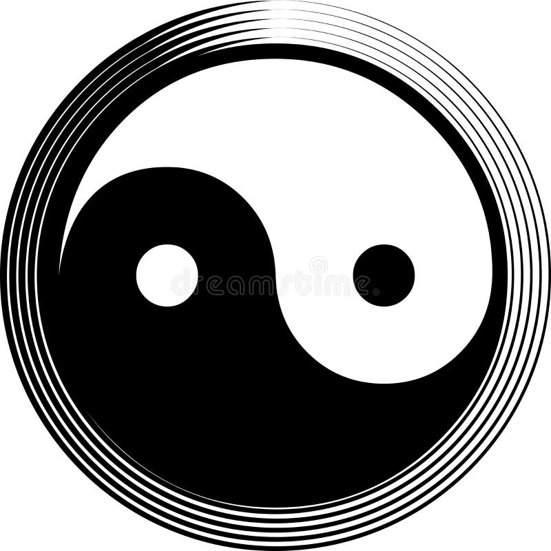 Ying Yang Logo Background Stock Illustrations – 598 Ying Yang Logo ...