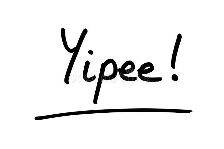 Yipee Stock Illustrations – 17 Yipee Stock Illustrations, Vectors ...