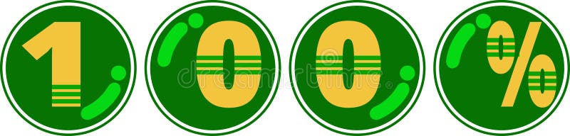 One Hundred Percent Natural Badge Style Ingredient Element Banner Stock ...