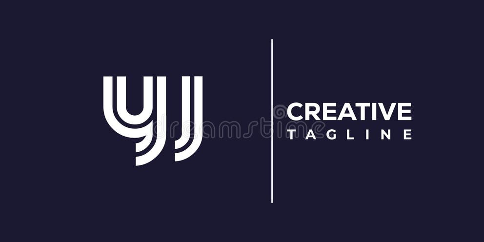 YJ abstract logo stock illustration. Illustration of symbol - 356196808