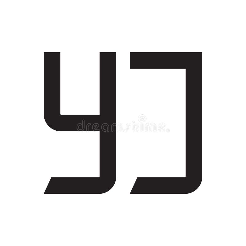 Yj Initial Letter Vector Logo Icon Stock Vector - Illustration of ...