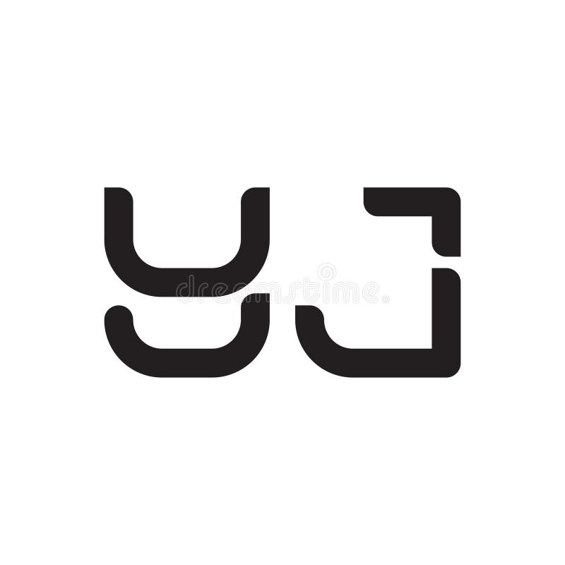 Yj Initial Letter Vector Logo Icon Stock Vector - Illustration of ...