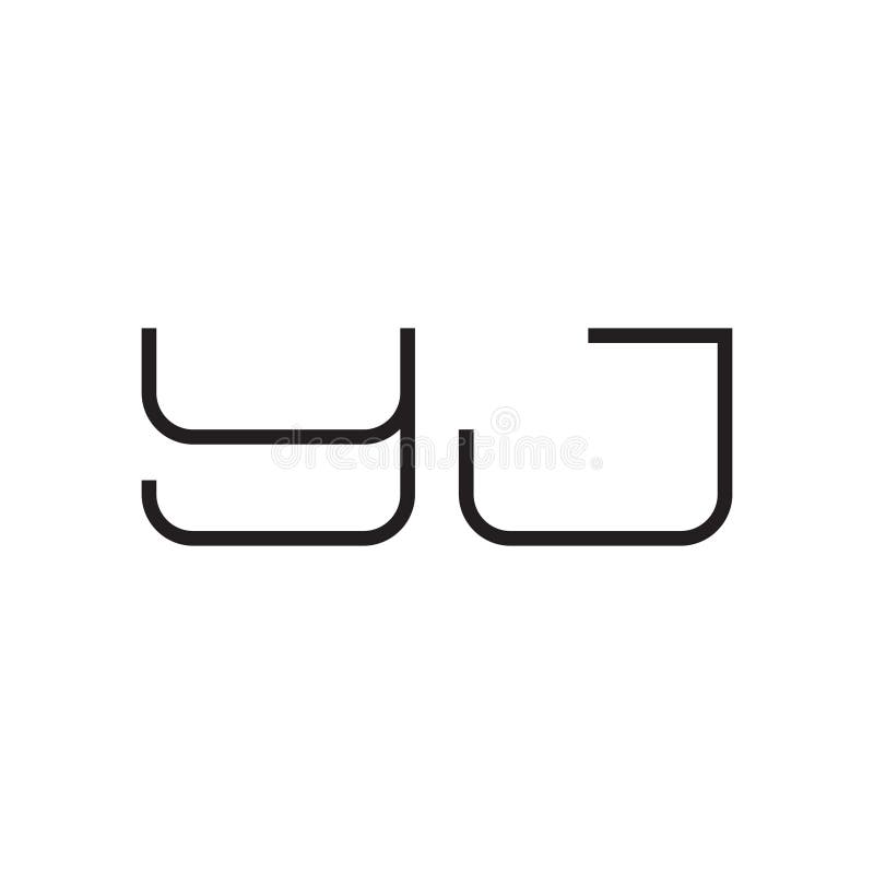 Yj Initial Letter Vector Logo Icon Stock Vector - Illustration of ...