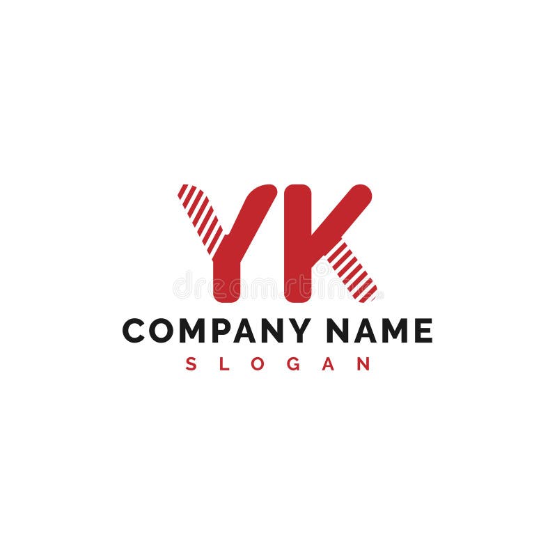YK Letter Logo Design. YK Letter Logo Vector Illustration - Vector ...