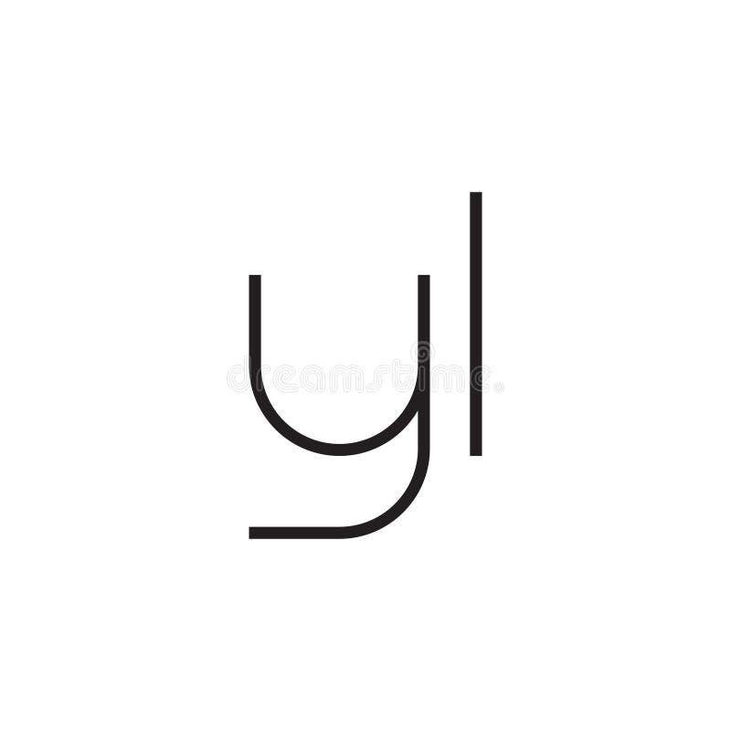 Yl Initial Letter Vector Logo Icon Stock Vector - Illustration of ...