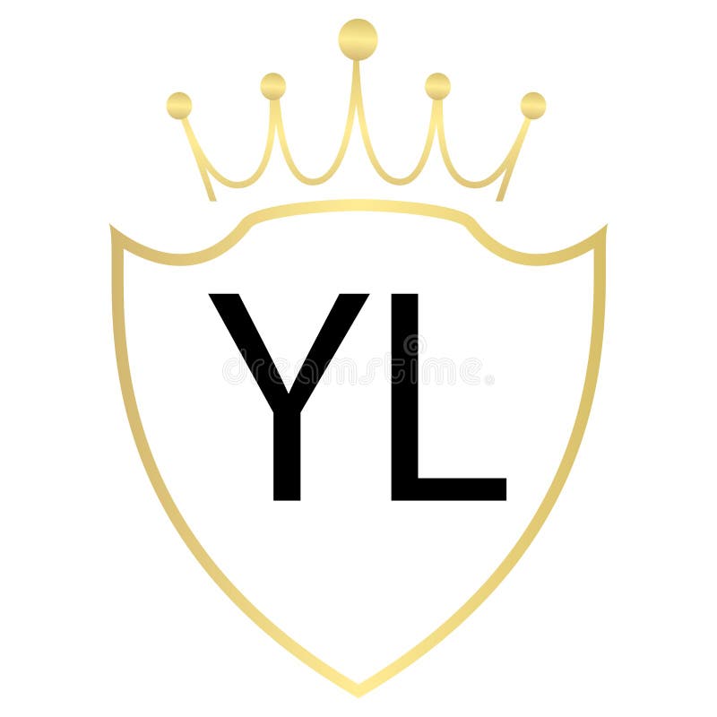 YL Letter Logo Design with Simple Style Stock Vector - Illustration of ...